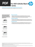 HP Color Laserjet Pro MFP 4303Dw Printer: Data Sheet | PDF | Image ...