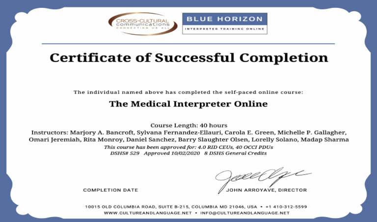 Certificate of Completion for TMIO (1) | PDF