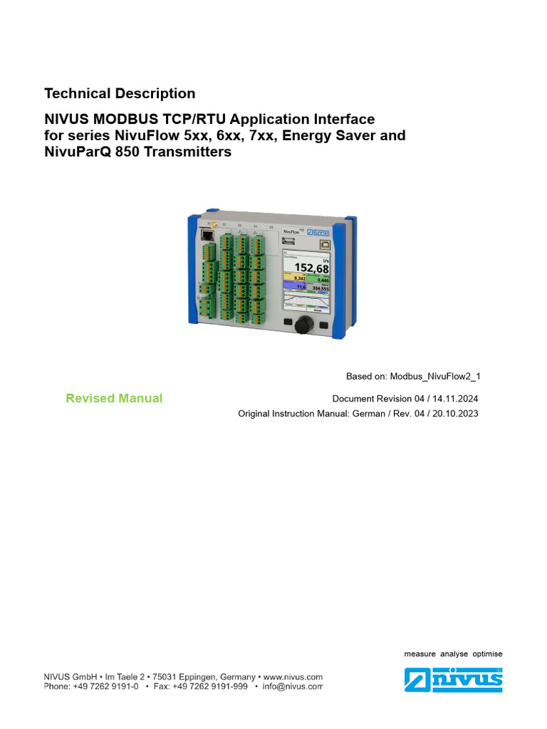 Nf-np Tb Modbus Tcp-rtu Rev04 En | PDF | Internet Protocol Suite | Programmable Logic Controller