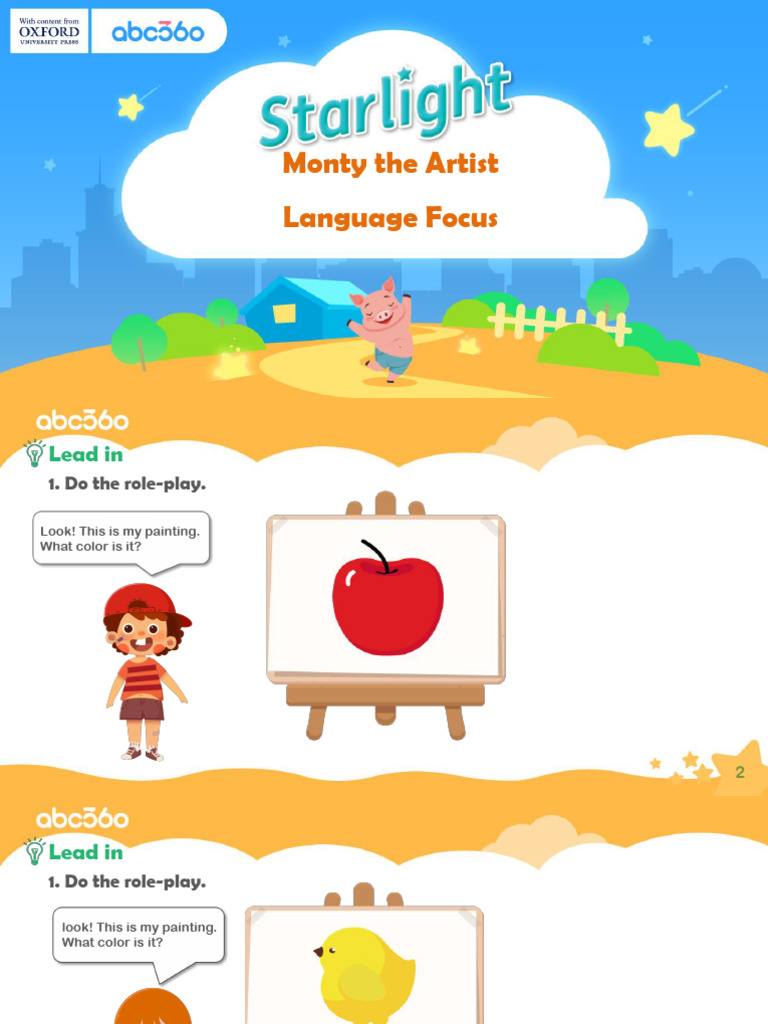 Unit 1 Lesson 6 Monty The Artist Language Focus | PDF | Linguistics ...