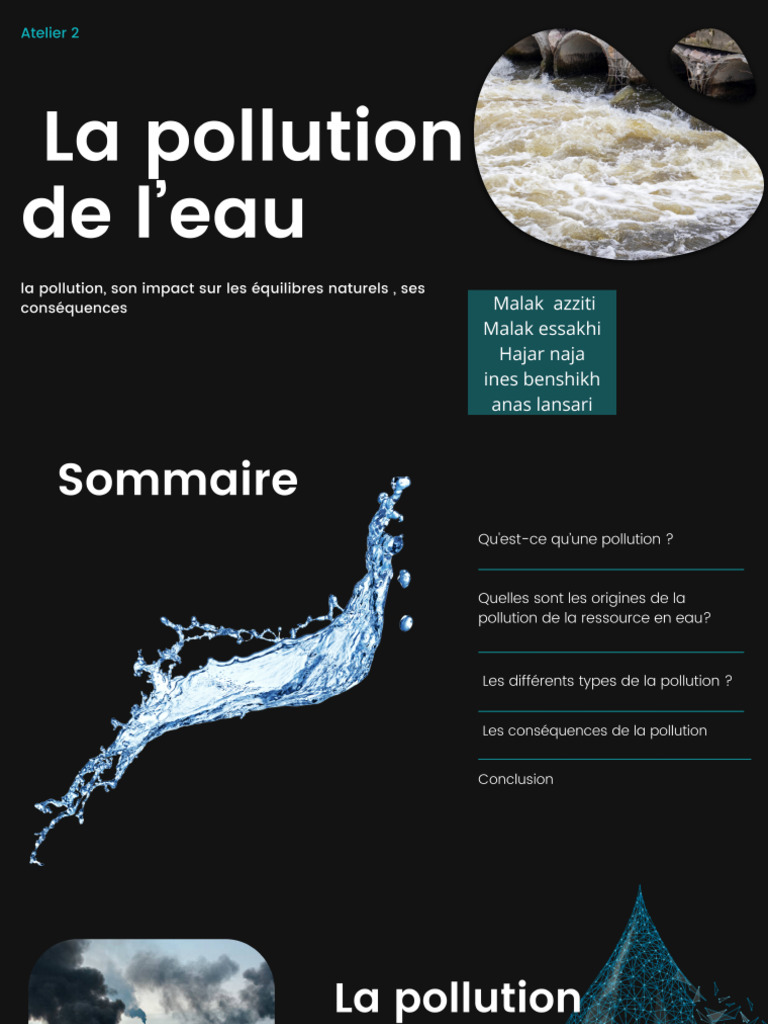 Expose Sur La Polution de L'eau | PDF