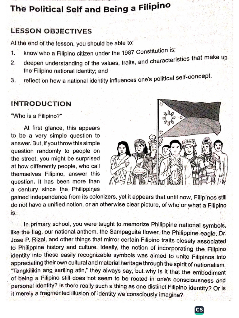 Political Self - Uts | PDF