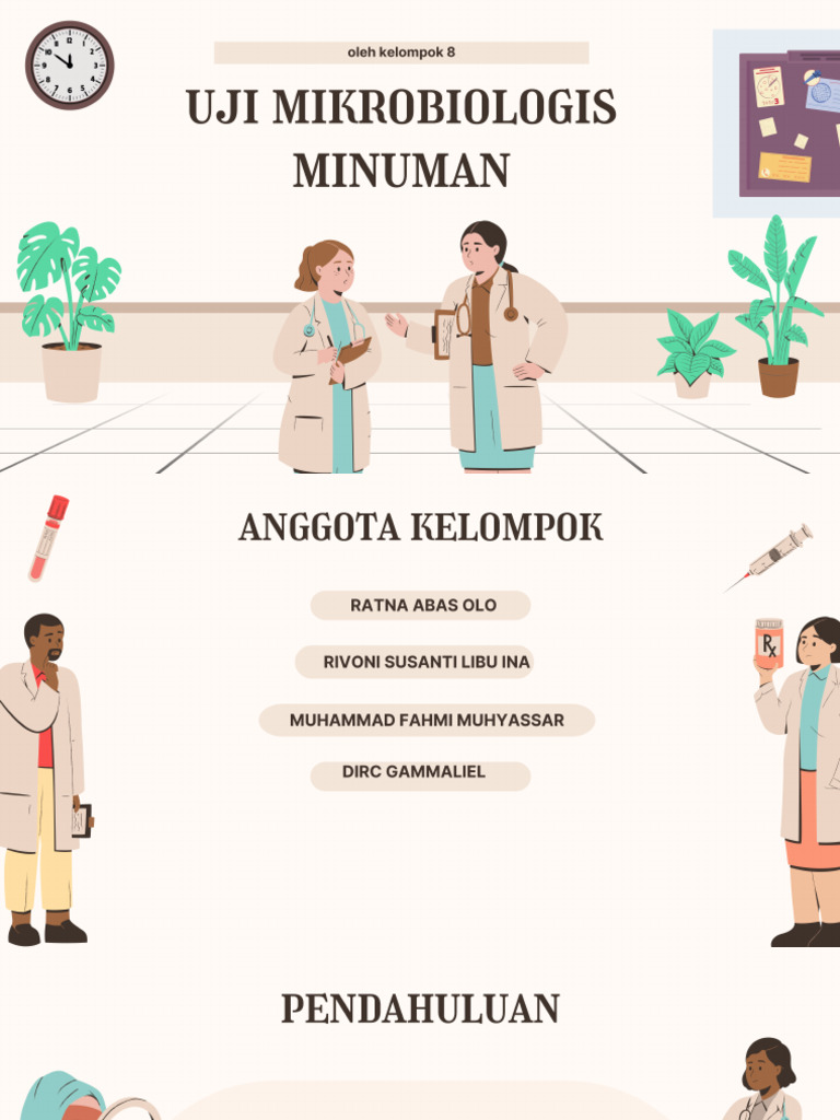 Uji Mikrobiologis Minuman | PDF