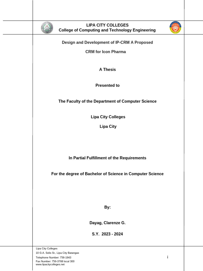 Checked Dayag C1 C5 Finale 1 | PDF | Customer Relationship Management ...