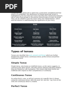 Tenses Worksheet Class 10 CBSE | PDF