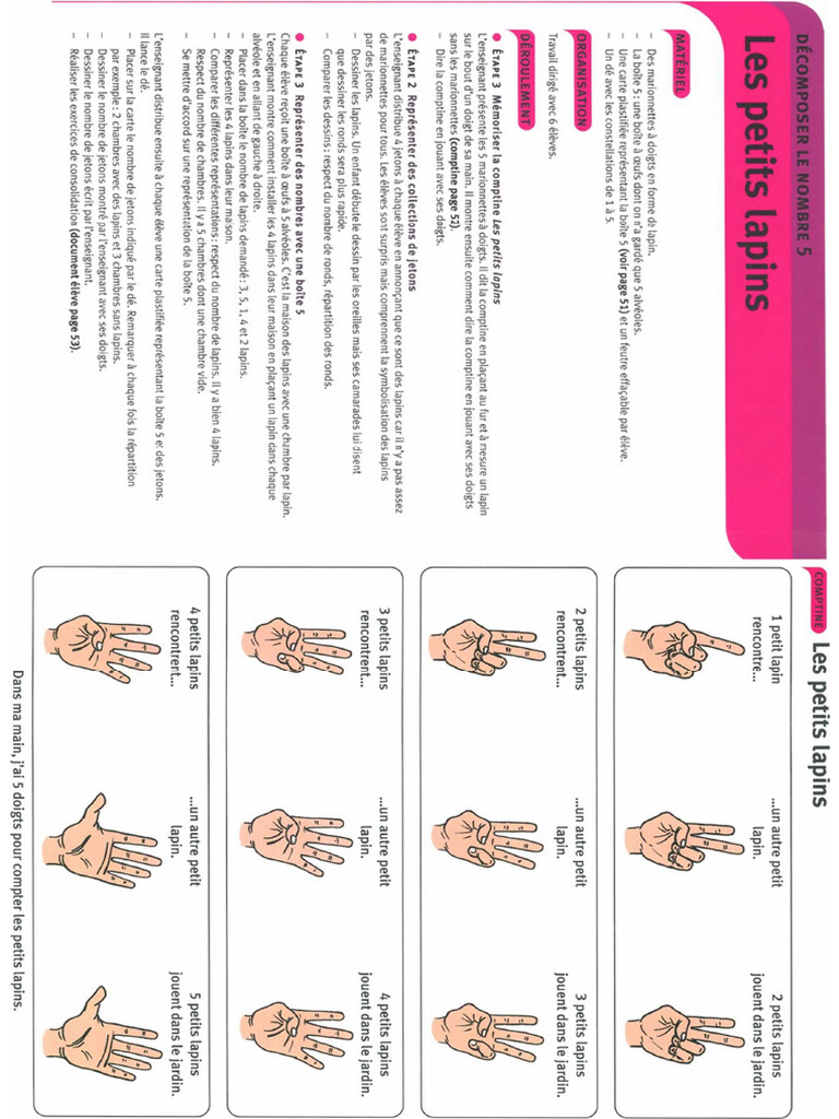 Séance + Exercice Les Petits Lapins Accès Gs | PDF