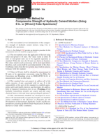 Astm C109 | PDF | Cement | Concrete