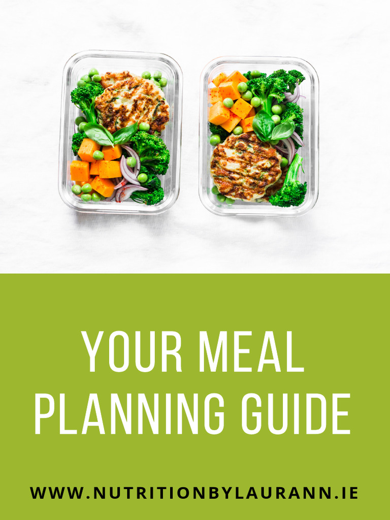 Meal Planning Guide | PDF | Meal | Fruit Preserves