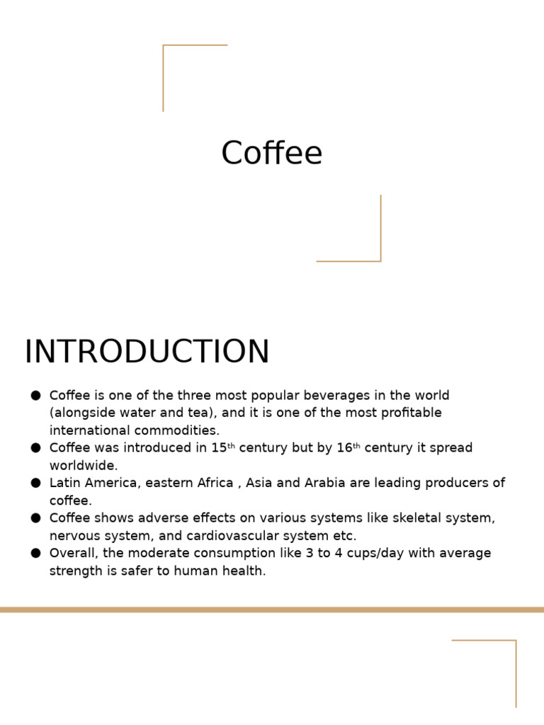 Coffee | PDF | Coffee | Agriculture