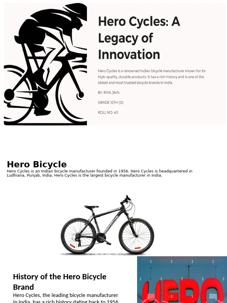 Hero Bicycles (RIYA JAIN) | PDF