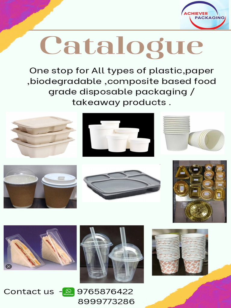 Achiever Packaging Catalogue | PDF