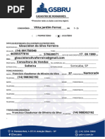 Ficha de Cadastro de Moradores | PDF | Business