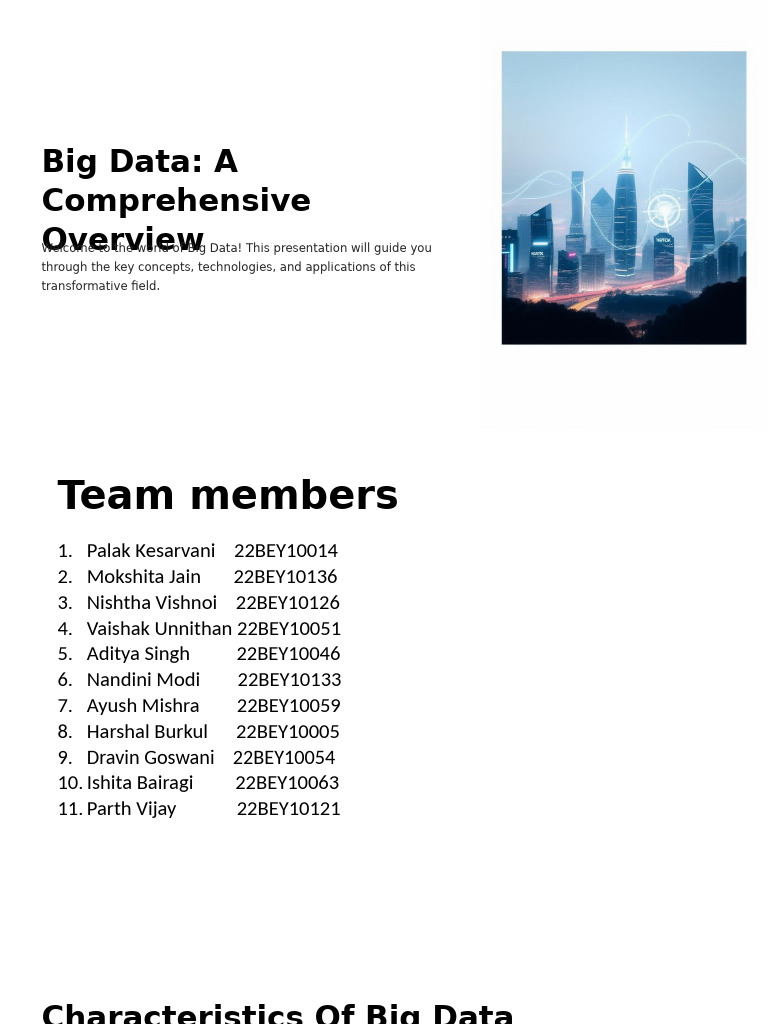 Big Data: Key Concepts and Applications | PDF | Big Data | Apache Hadoop