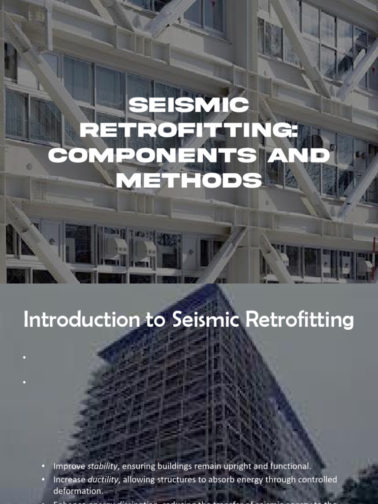 Seismic Retrofitting Techniques Explained | PDF | Mechanical ...