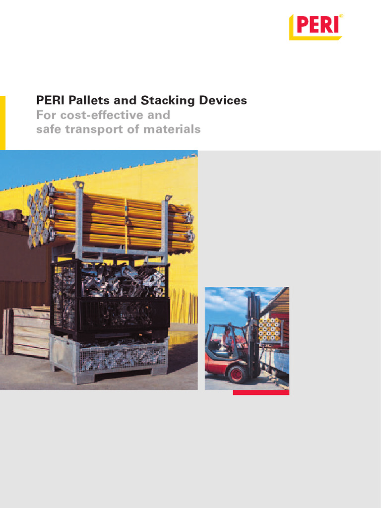 PERI Pallets and Stacking Devices US1 en | PDF | Pallet | Forklift