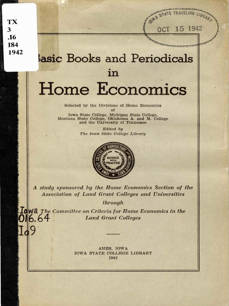 Basic Books Home Economics | PDF