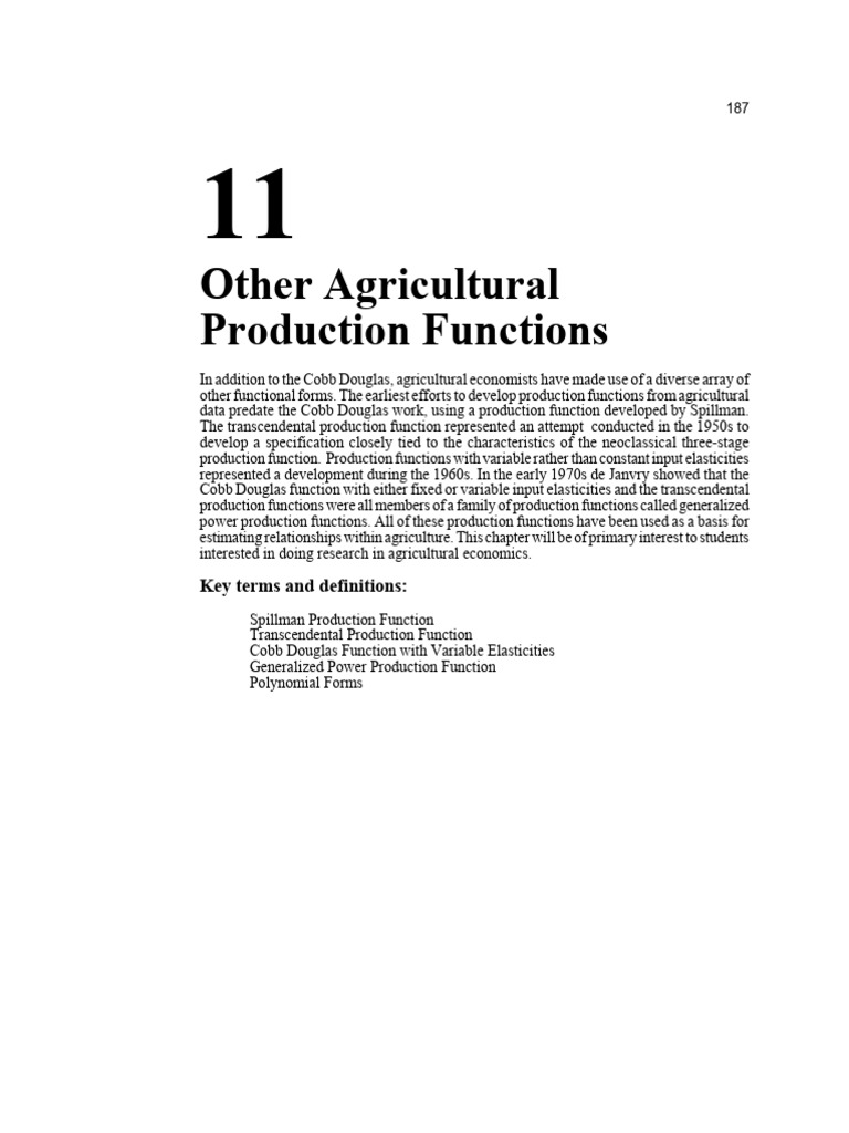 CH11 revised A | PDF | Production Function | Economics