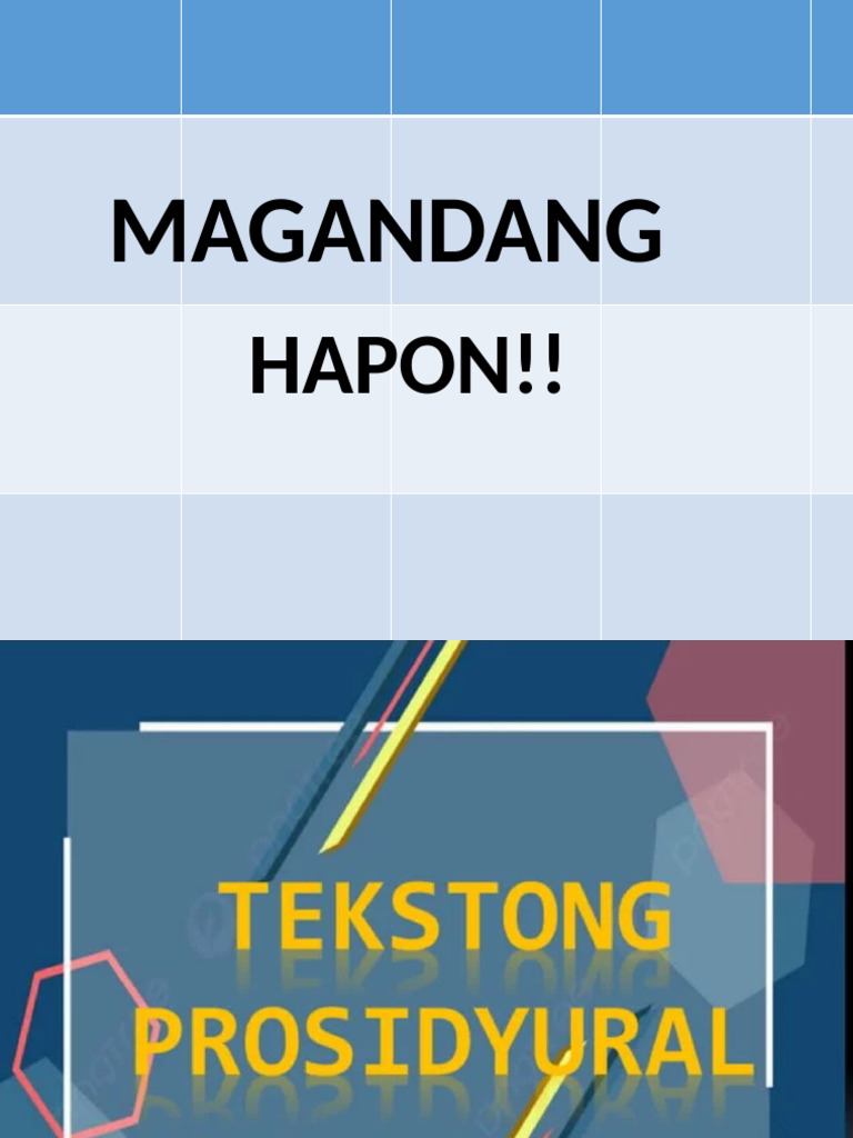 Tekstong Prosidyural | PDF