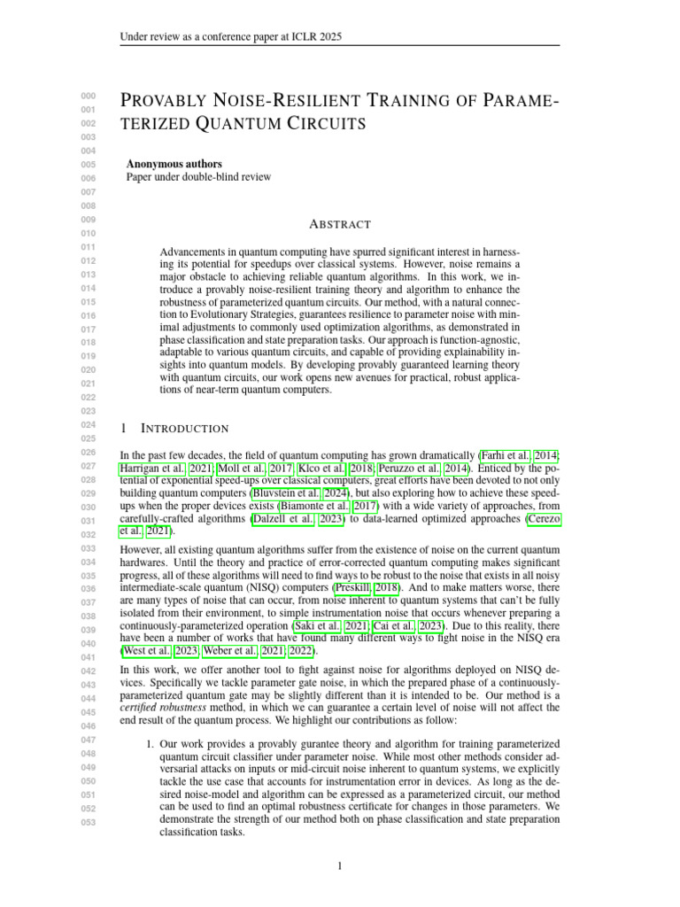 Noise-Resilient Quantum Training | PDF | Applied Mathematics | Algorithms