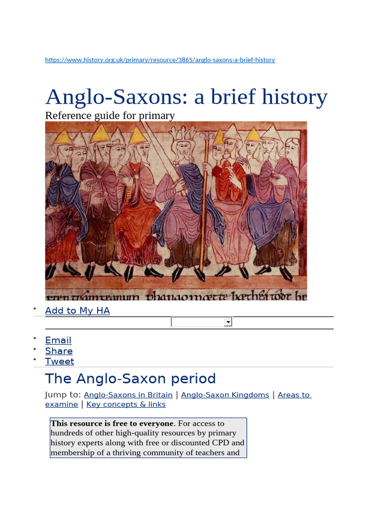 EarlyAngloSaxonEraInBritain | PDF | Anglo Saxons | Wessex