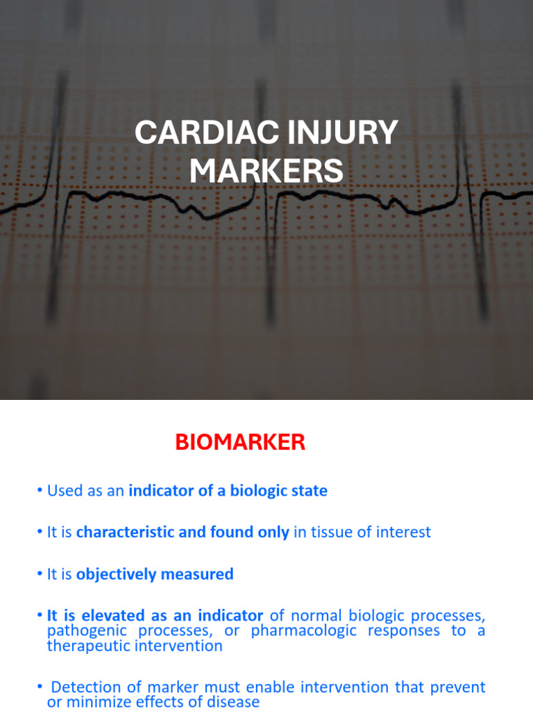 2024-Cardiac Injury Markers | PDF | Myocardial Infarction ...