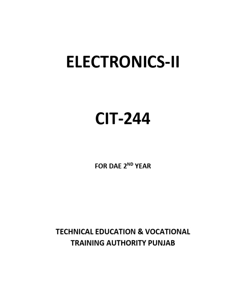 Cit-244 Text Book Final | PDF | Subtraction | Integrated Circuit