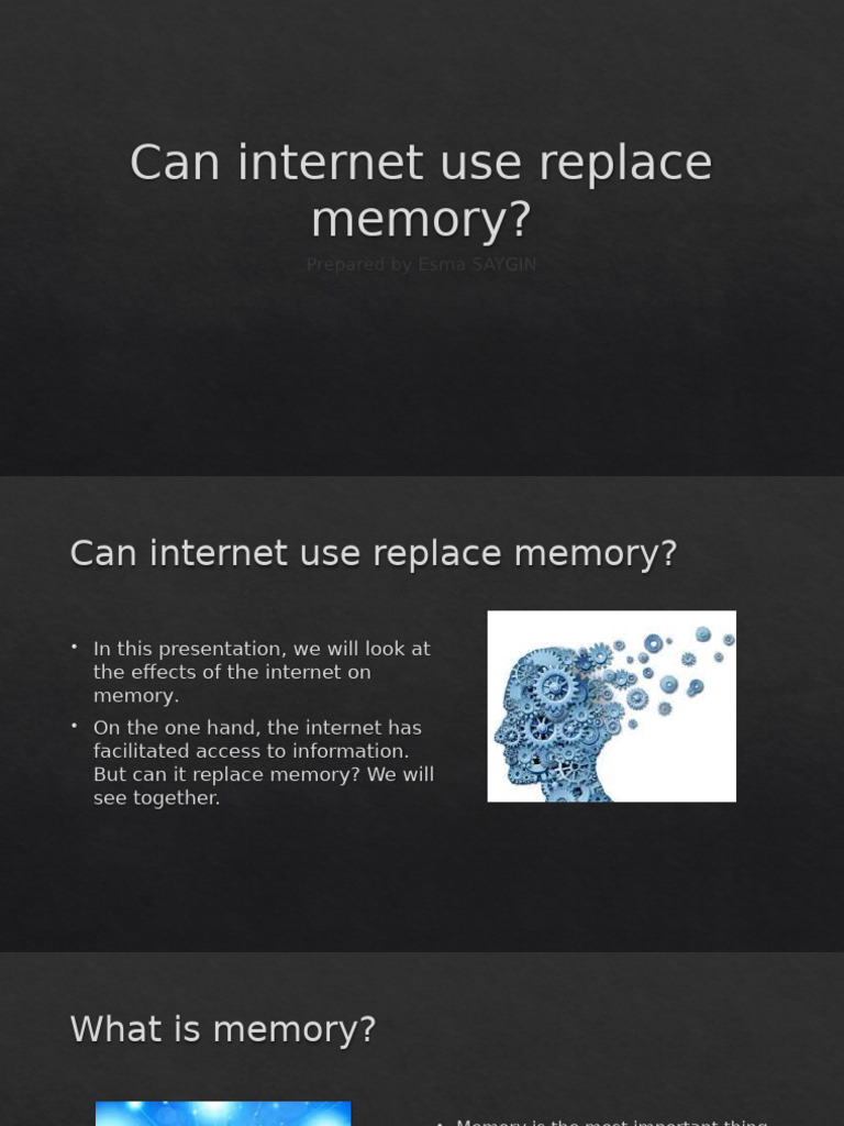 Internet Use and Memory Impact | PDF