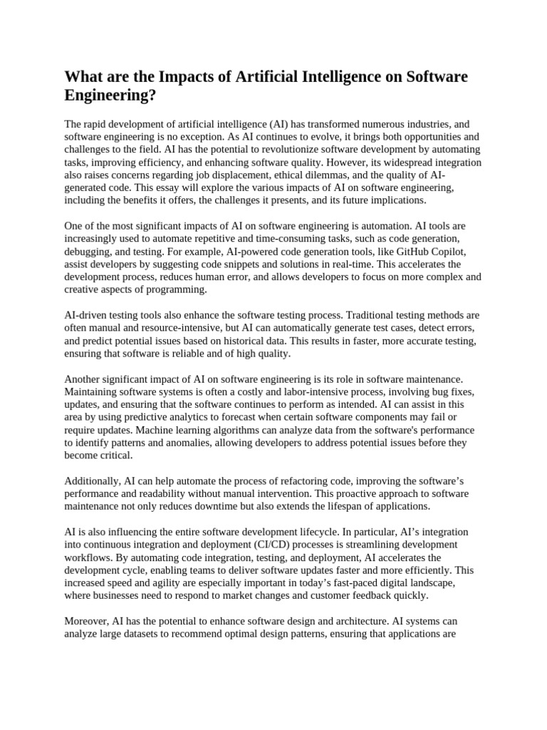 Essay draft | PDF | Artificial Intelligence | Intelligence (AI) & Semantics