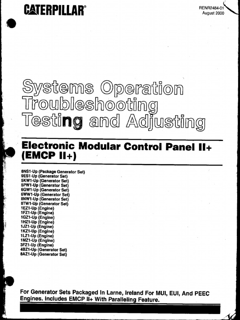 EMCP II+ (System Operation) | PDF
