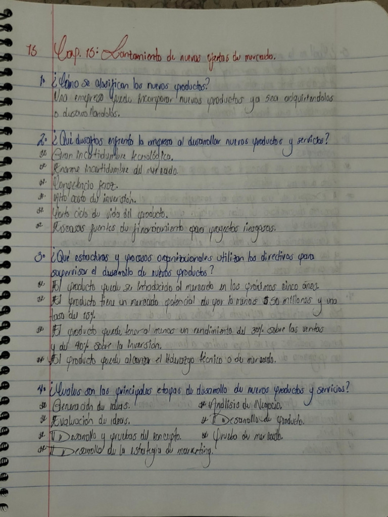 Guía Cap 15 y 16 | PDF