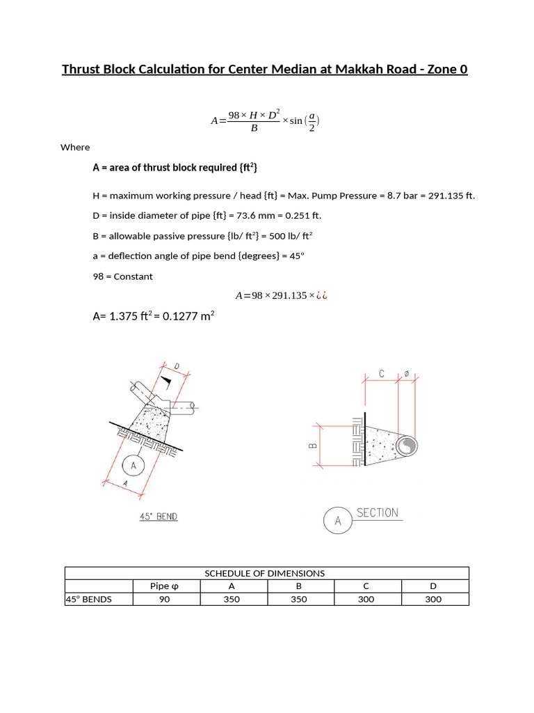 Thrust Block | PDF
