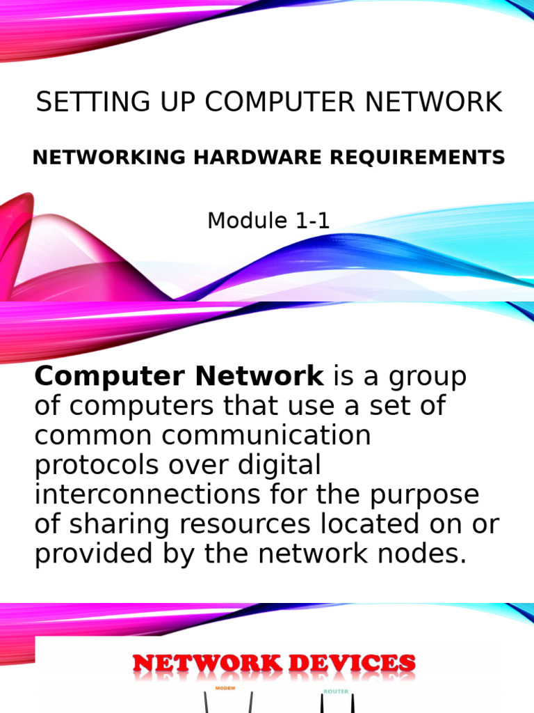 q4 m1.1 Css Networking Hardware Requirements (1) | PDF | Computer ...