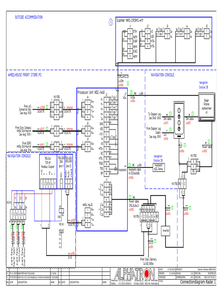 Radar Connection Diagrams Overview | PDF | Electronics | Telecommunications