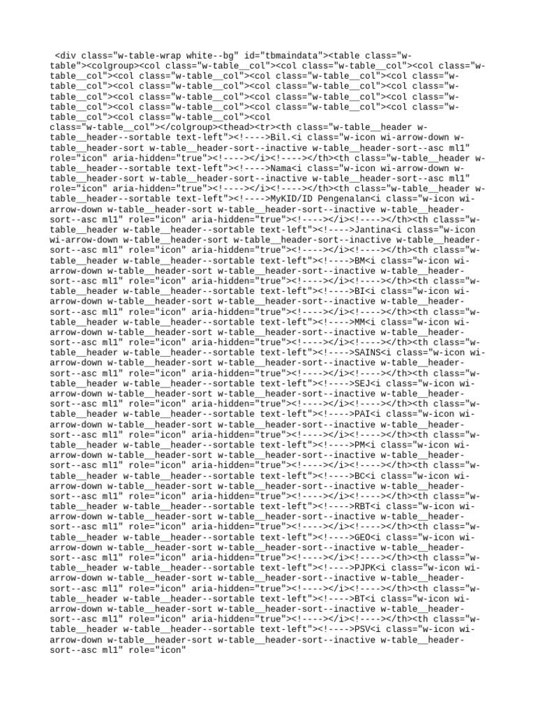 Student Performance Data Table | PDF