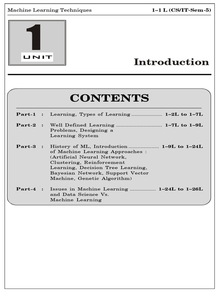 Machine Learning Techniques Guide | PDF | Bayesian Network | Machine ...