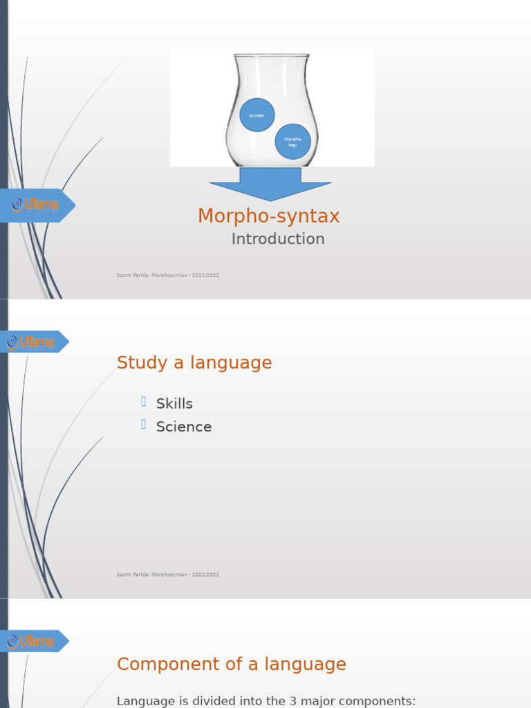 Introduction | PDF | Morphology (Linguistics) | Word