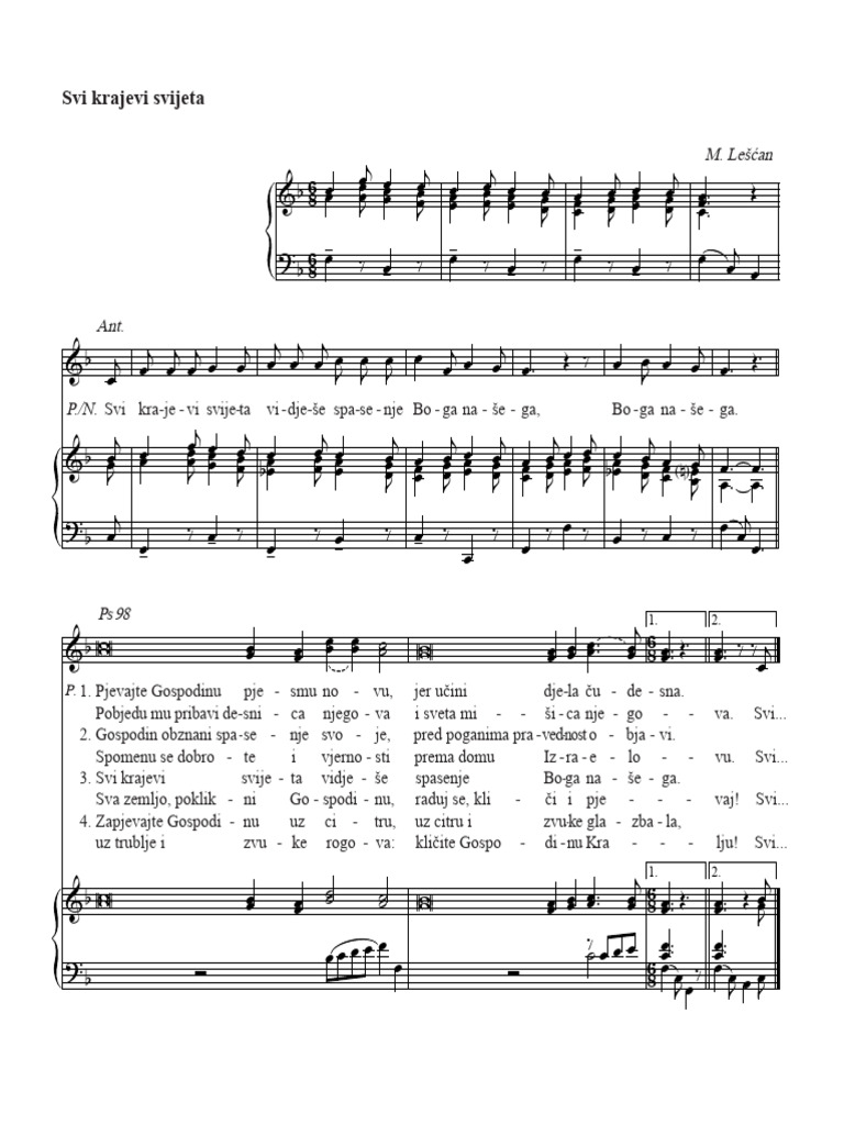 Svi Krajevi Svijeta Mato Lescan | PDF