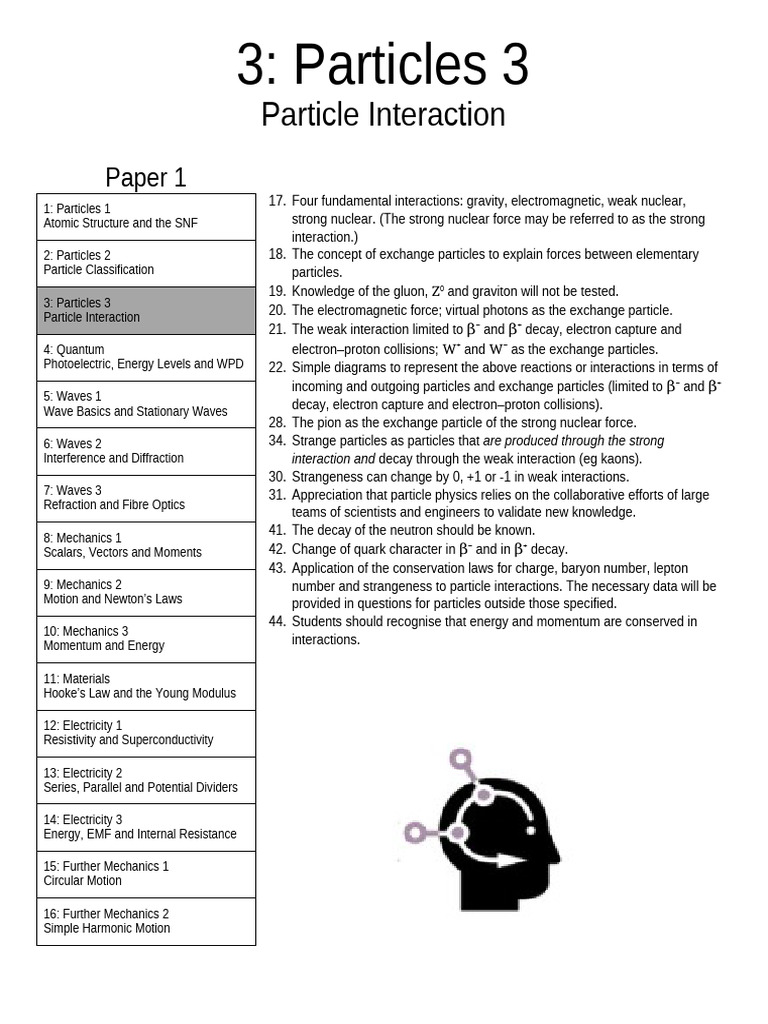 Particles 3 - Particle Interaction | PDF | Fundamental Interaction ...