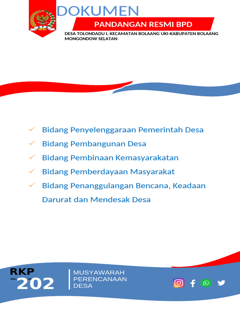 Logo Resmi BPD Desa Tolondadu | PDF