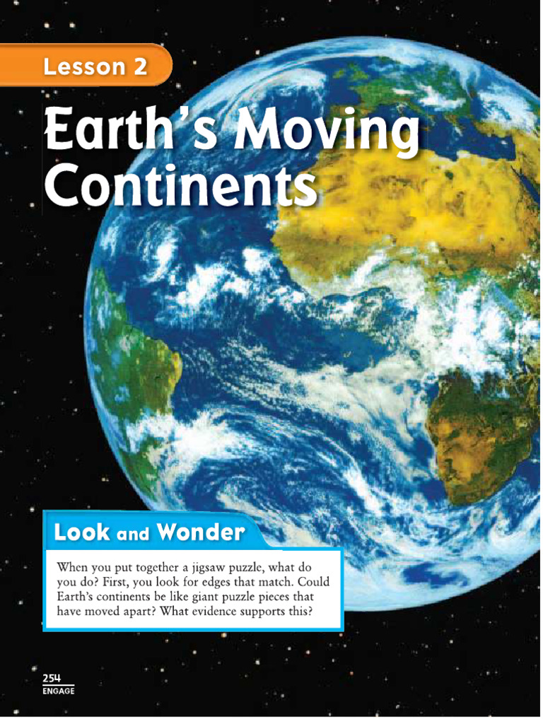 Chapter 5_Lesson 2_Earth’s Moving Continents | PDF