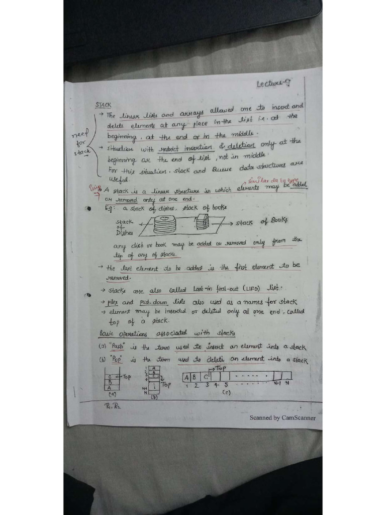 2. Stacks and Queues Notes | PDF