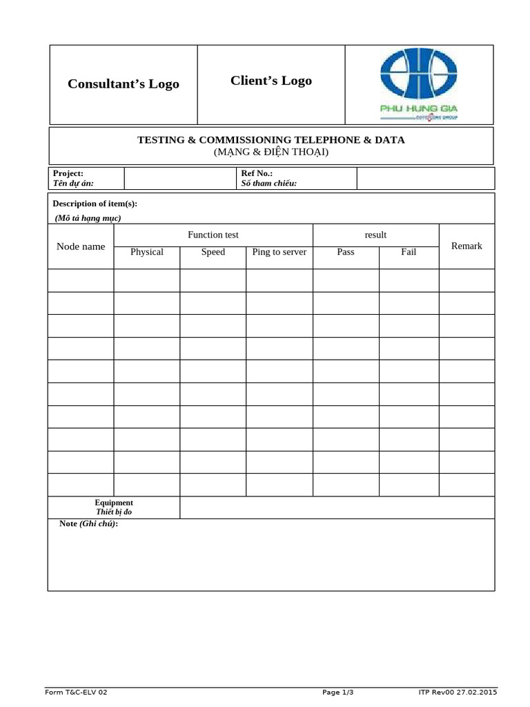 T&C-ELV 02- TEL_DATA - TEST REPORT | PDF