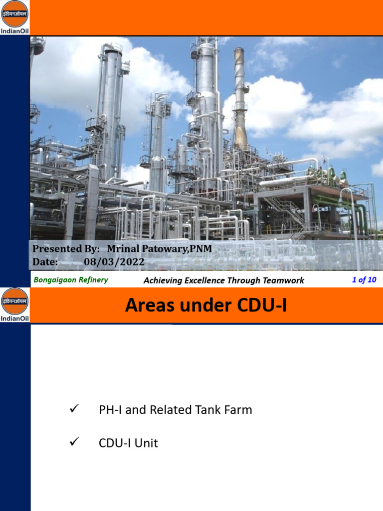 002 CDU Presentation | PDF | Oil Refinery | Petroleum