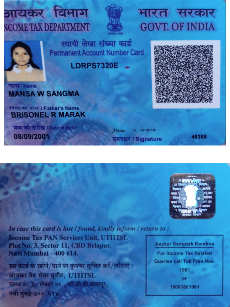 Pan card | PDF