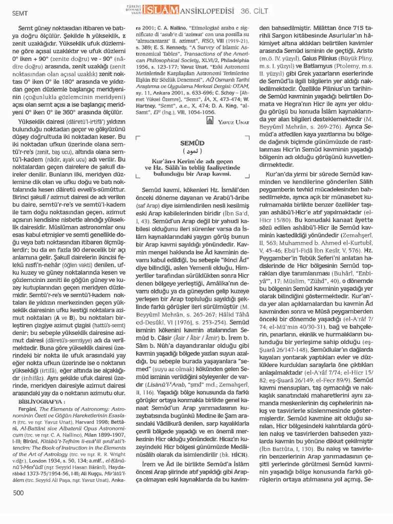 Semud Kavmi̇ | PDF