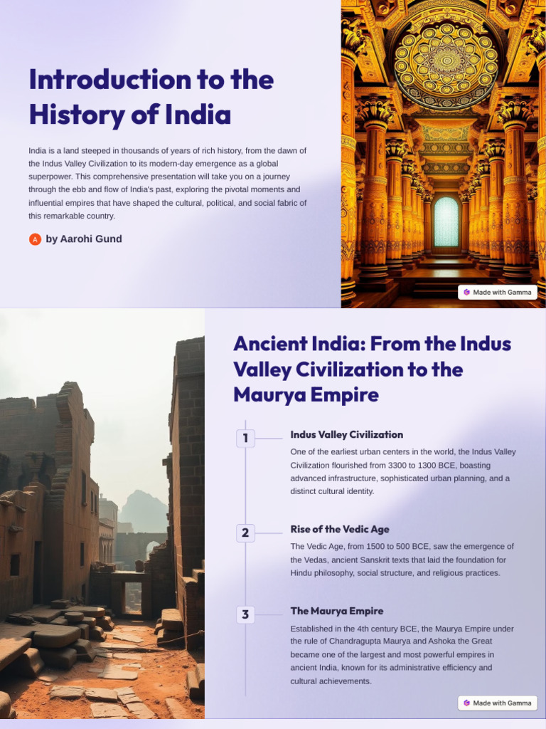 Introduction To The History of India | PDF | Mughal Empire | Vedas