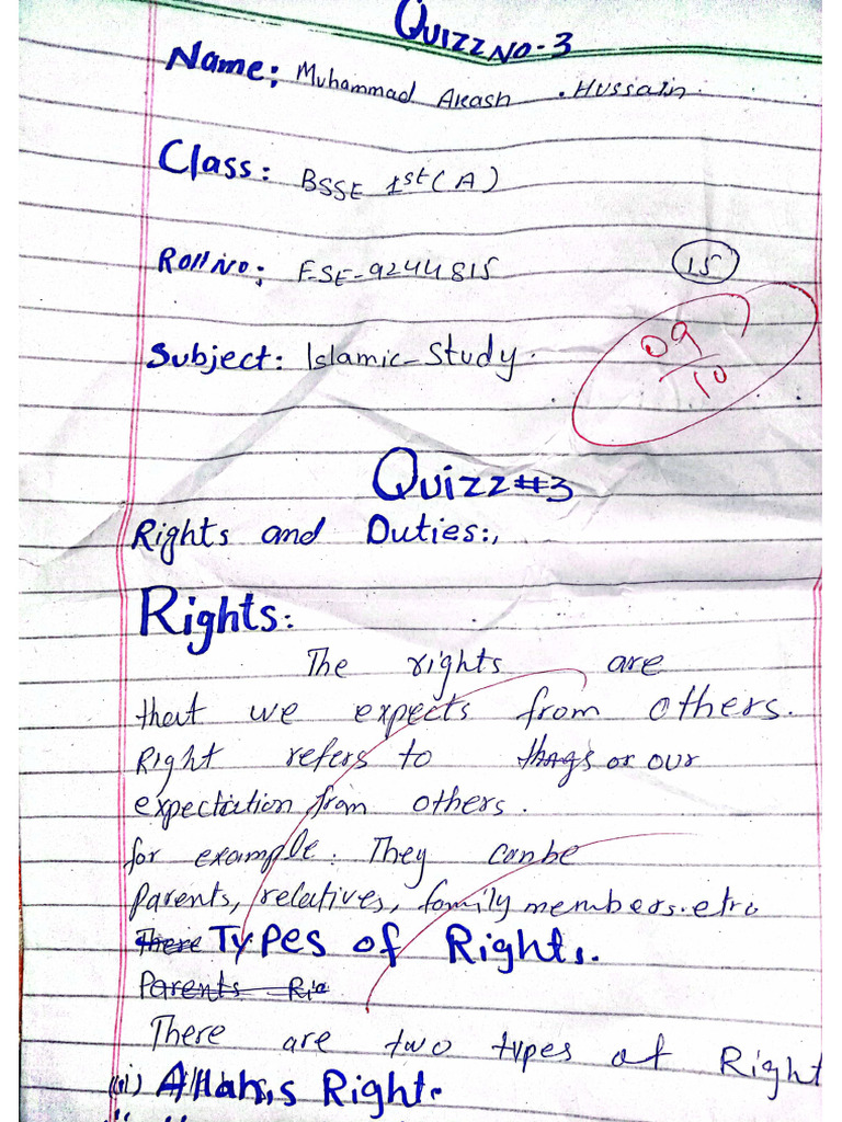 Quizz 3 Islamic Study | PDF