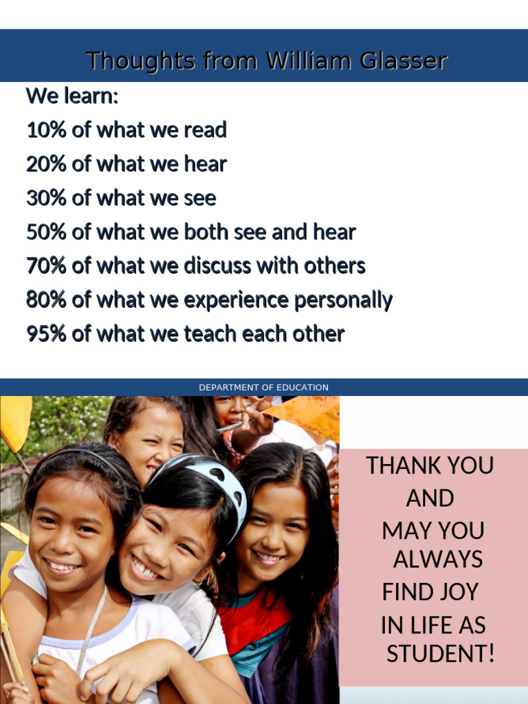 2 THOUGHTs For Learning | PDF