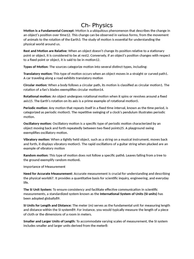 Ch_Physics | PDF | Oscillation | Rotation