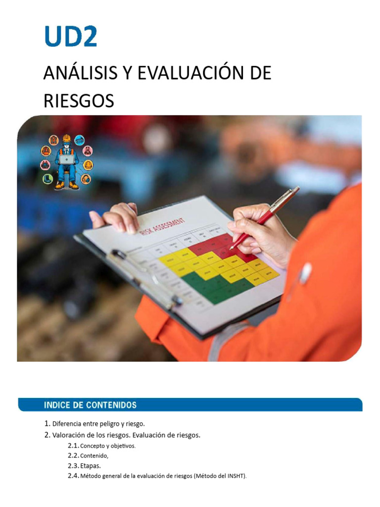 CONTENIDOS_UD2 | PDF | Riesgo | Evaluación